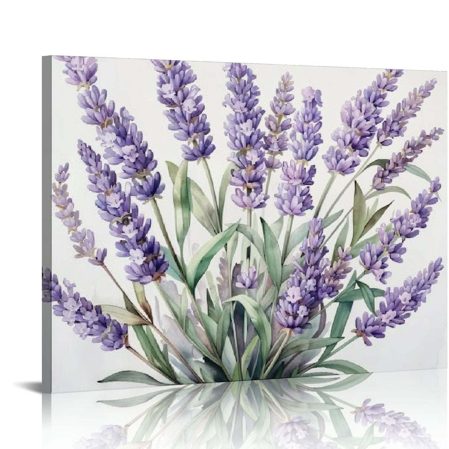 JRXY Lavender Canvas Wall Art Purple Flower Picture Print Floral Plants ...