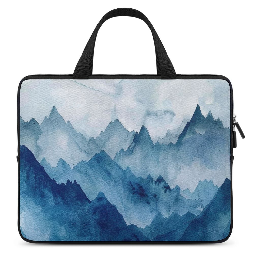 JRXY Mountain Range Clouds Sky Laptop Sleeve Bag Diving Fabric Soft ...