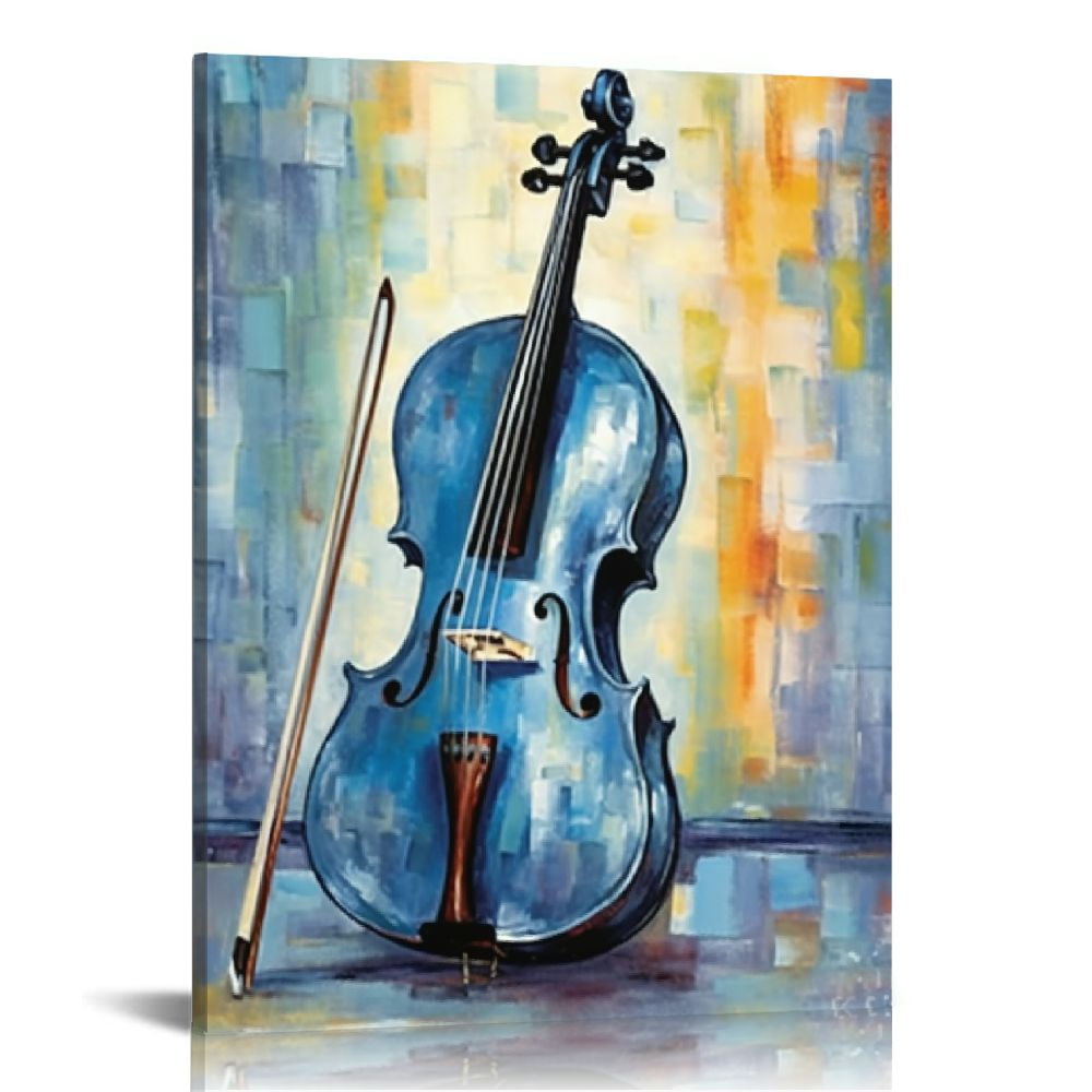 JRXY Music Wall Art for Bedroom Musical Instrument Piano Guitar Drum ...