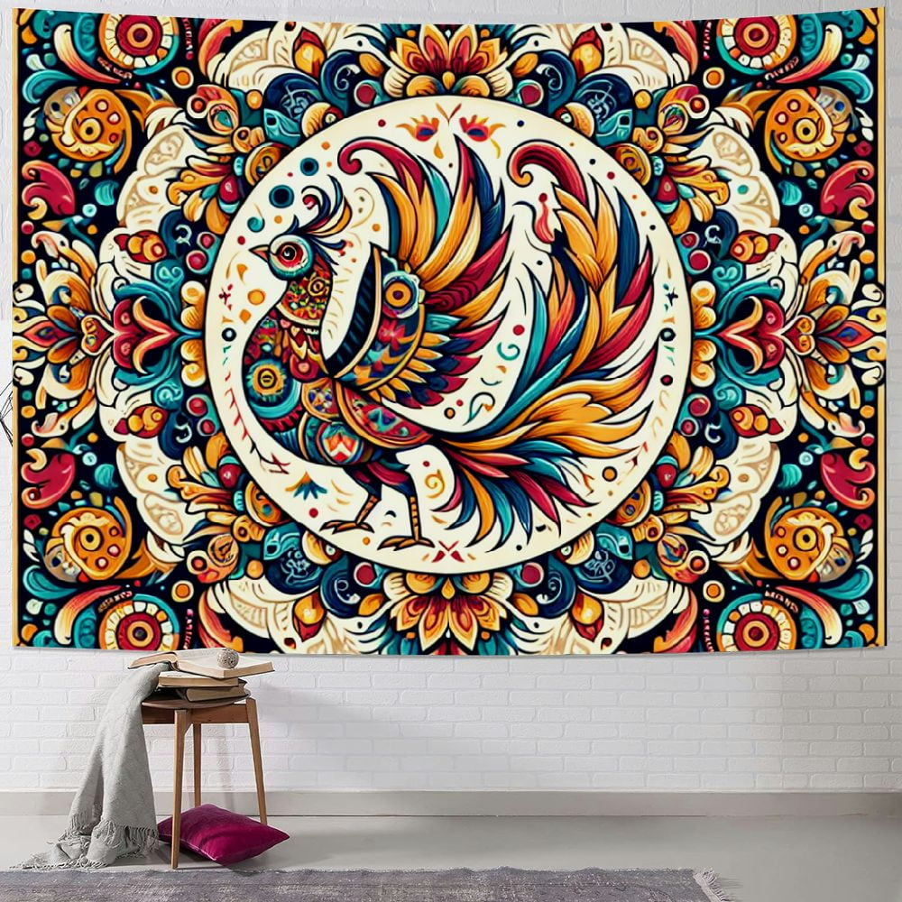 JRXY Otomi Mexican Pattern Flowers Mexico Birds Oaxaca Colors Insects ...