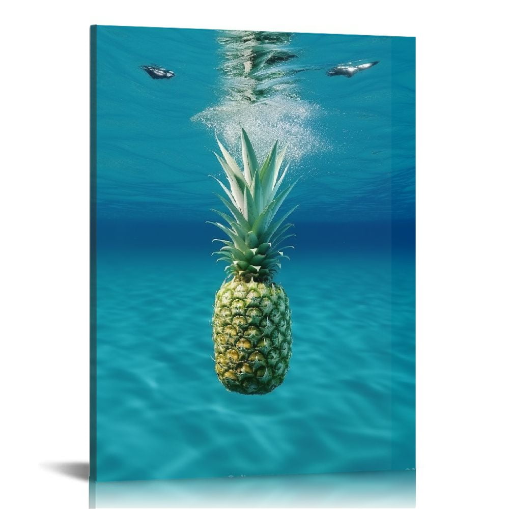 JRXY Pineapple Under The Sea Canvas Wall Art Theme 1700698412106284 for ...