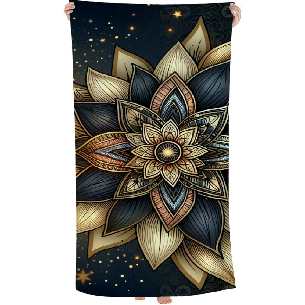 JRXY Rainbow Sea Turtle Lotus Koi Carps Beach Towel 60 * 30in 30x60in ...