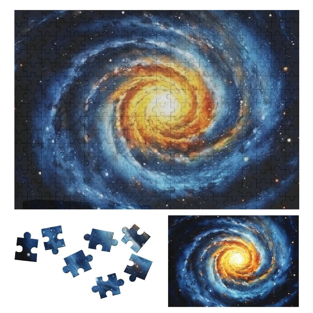 JRXY Spiral Galaxy Stars Wooden Jigsaw Puzzle Leisure Game Toy Gift for ...
