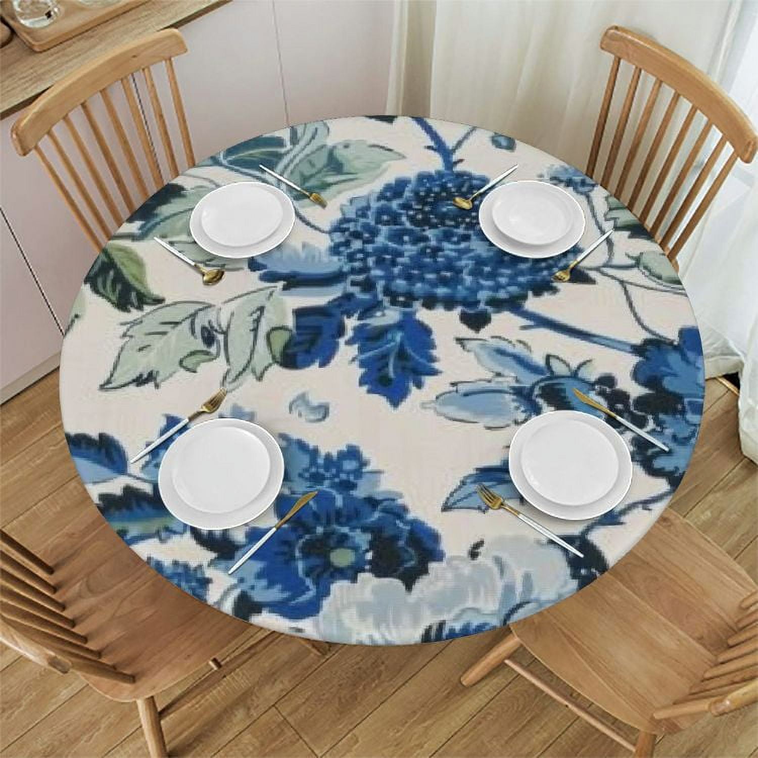 JRXY Spring Summer Floral Tablecloth Butterfly Bird Flower Tablecloth ...