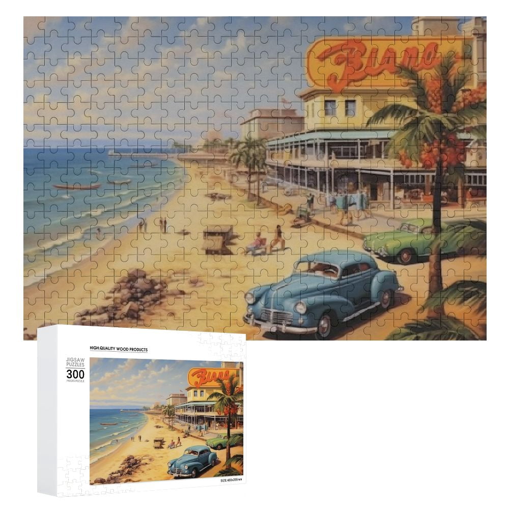 JRXY Ultrafine Detailed Painting Wooden Jigsaw Puzzle for Adults and ...