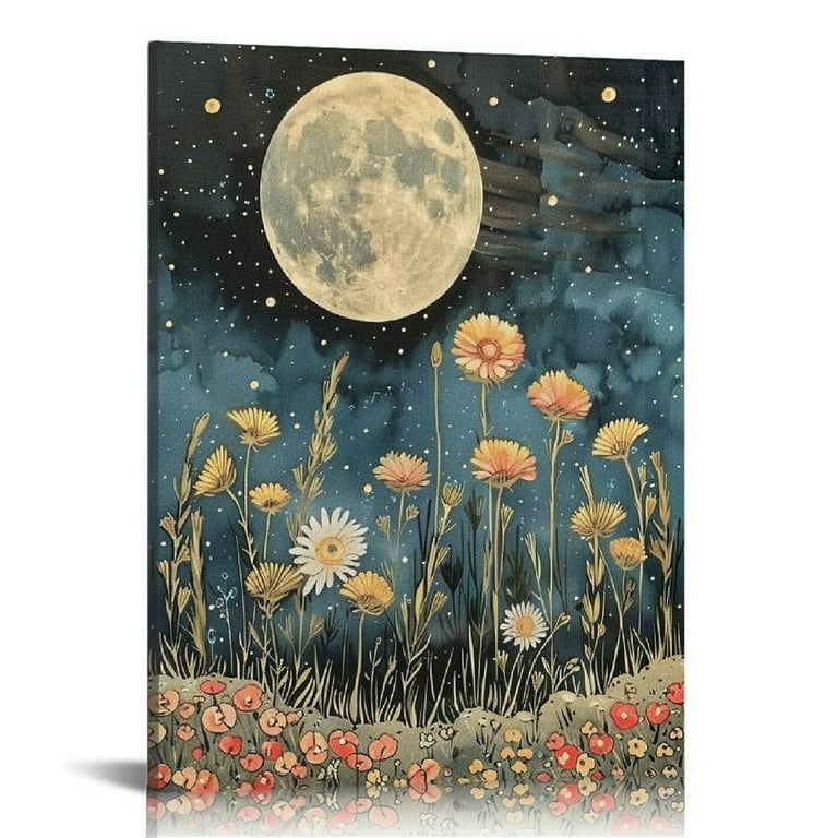 celestial moon drawing