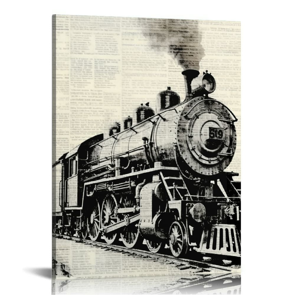 JRXY Vintage Steam Train Locomotive Transport Railroad Railway Trip ...