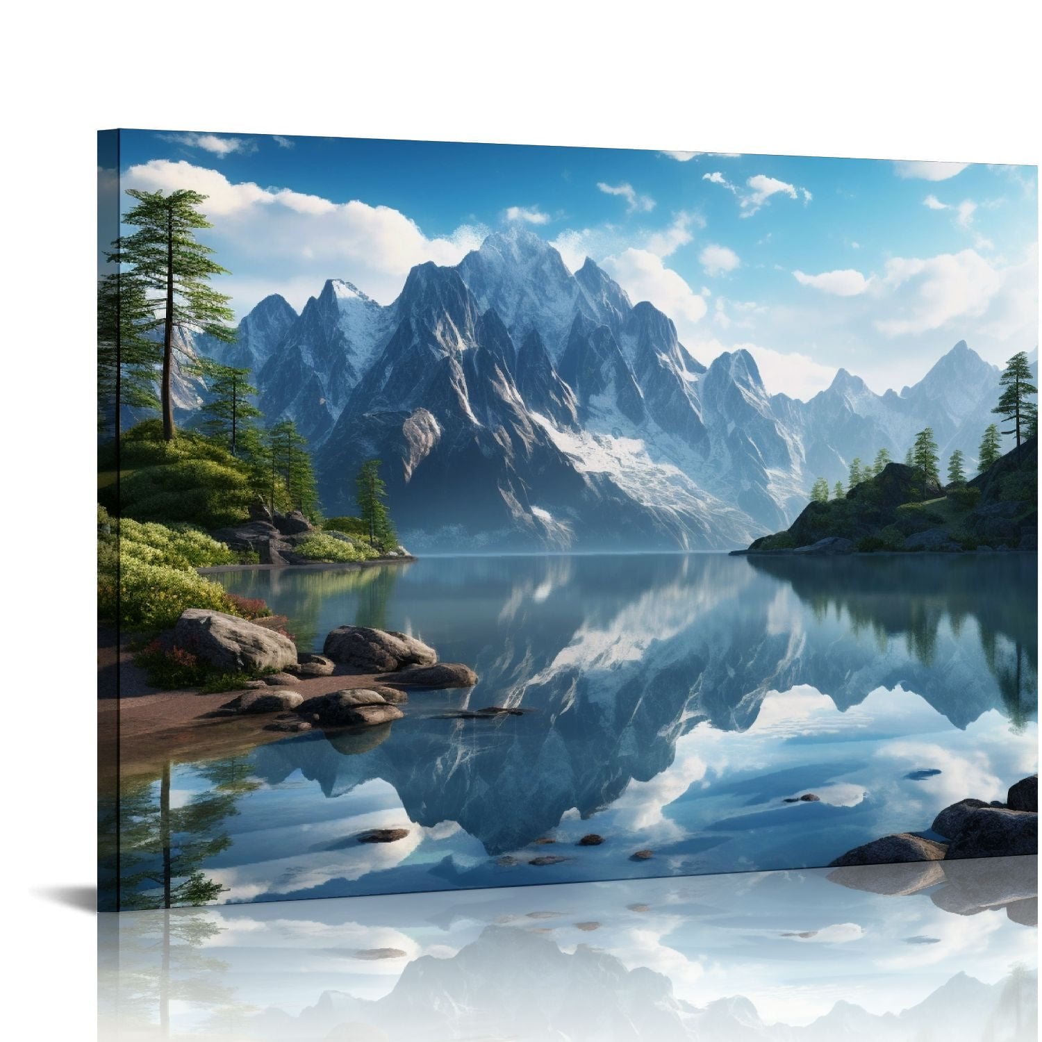 JRXY Wall Art Decor Poster Painting On Canvas Print Pictures Moraine ...
