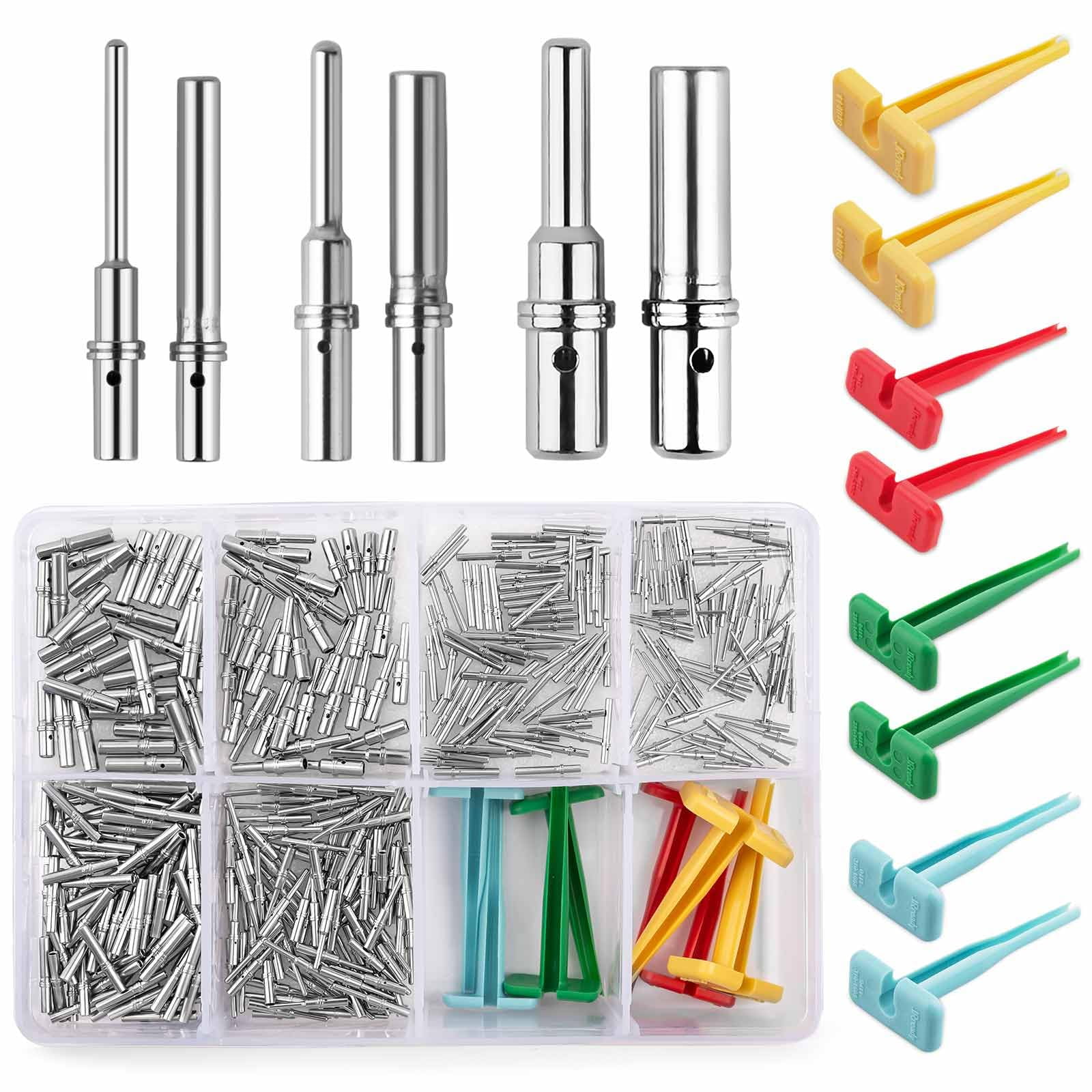 JRready ST6444 Deutsch Pin Kit, Barrel Style Contacts Size 16 12 20 Pin ...