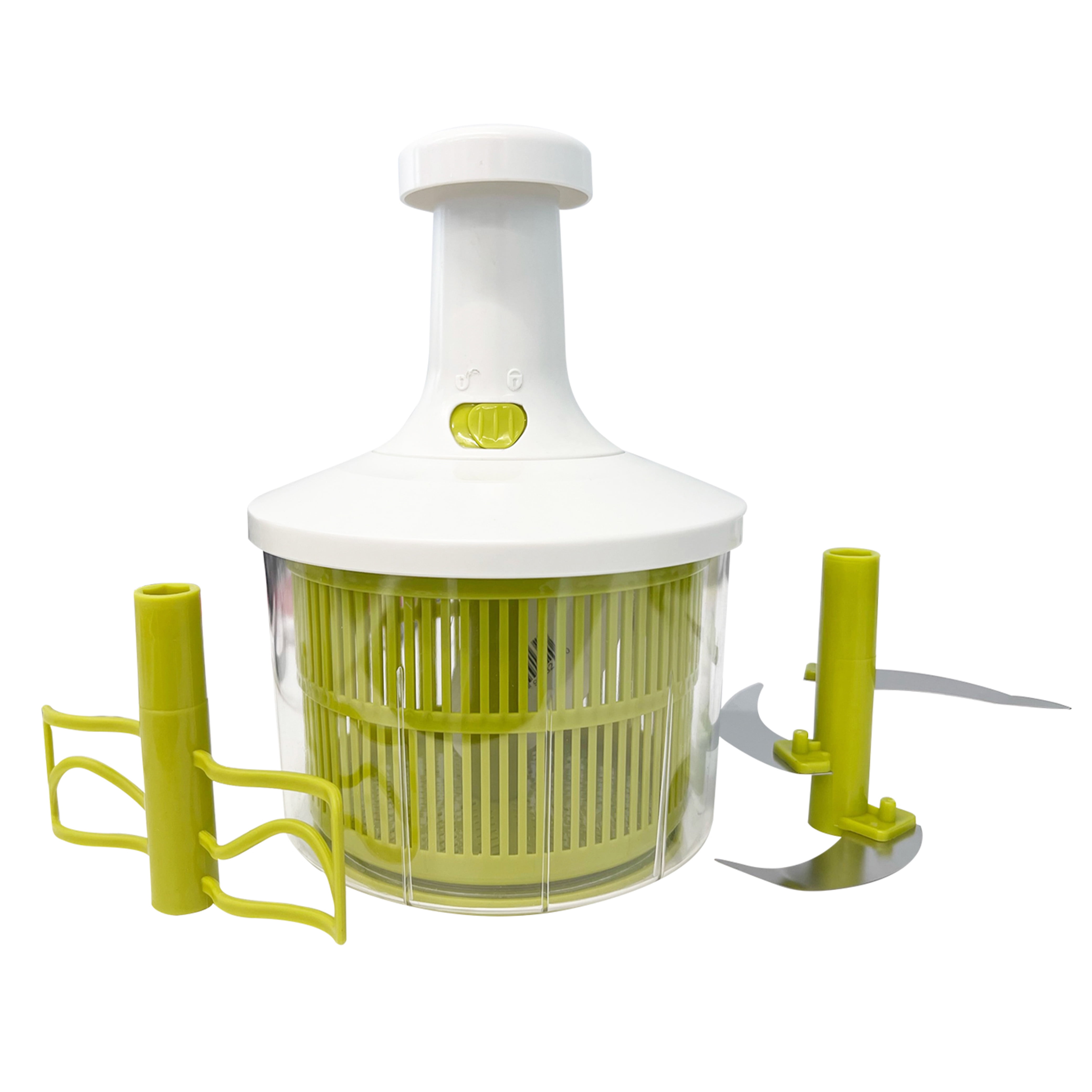 JS Gourmet 3 in 1 - Vegetable Chopper, Salad Spinner, Egg Beater and ...