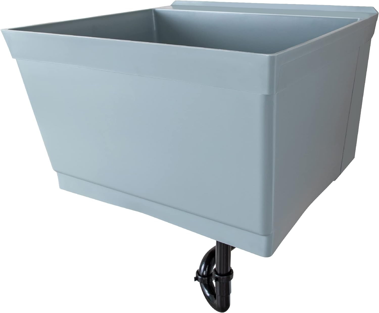 JS Jackson Supplies Tehila Grey Wall-Mounted Utility Sink Tub Kit, Wall ...
