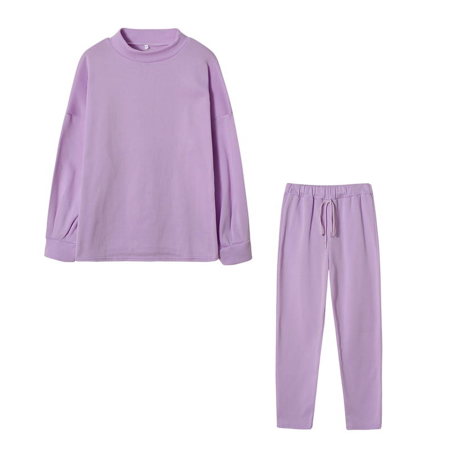 Joyspun Women's Cozy Lounge Collection Hacci Knit Sleep Top with Long ...