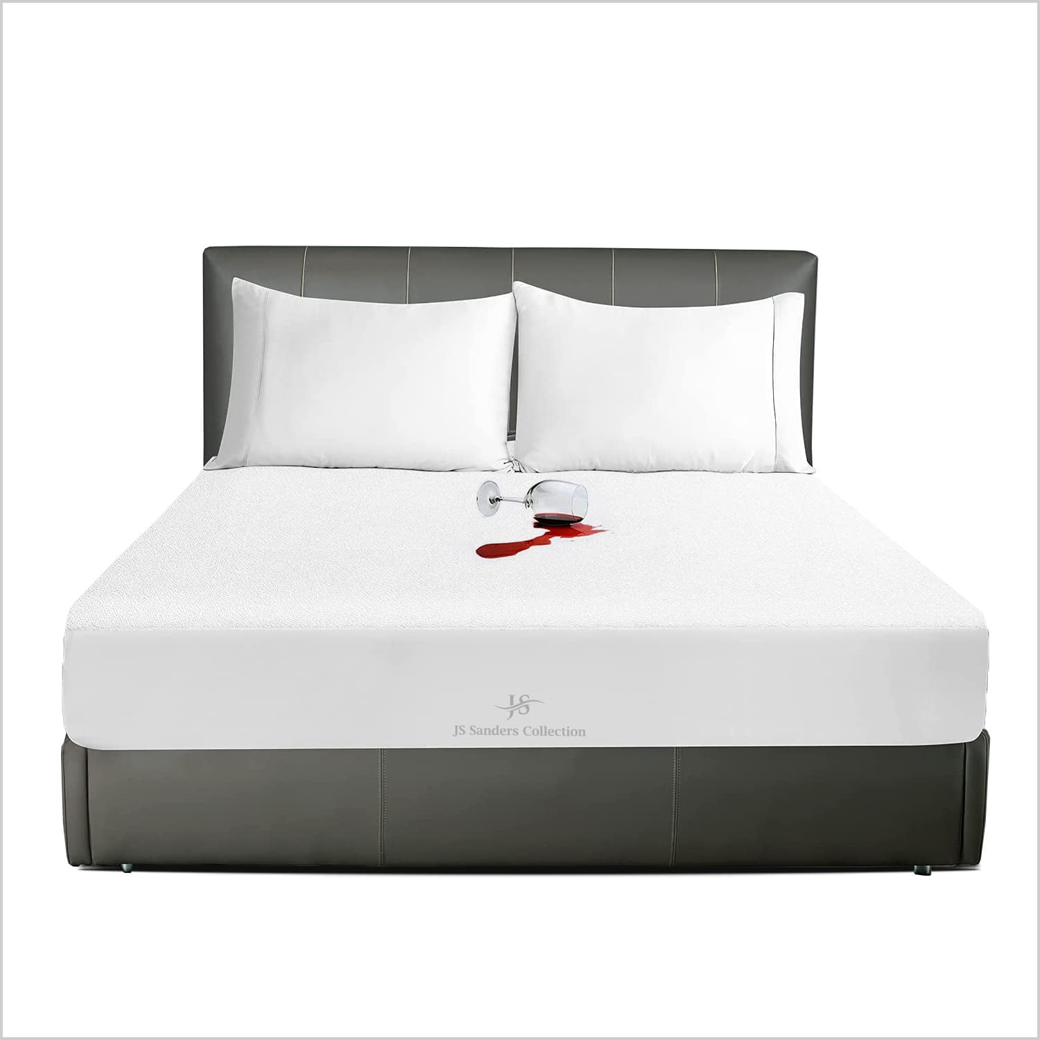 JS Sanders Collection Alberta King 96x96 Size Mattress Topper - 100% ...