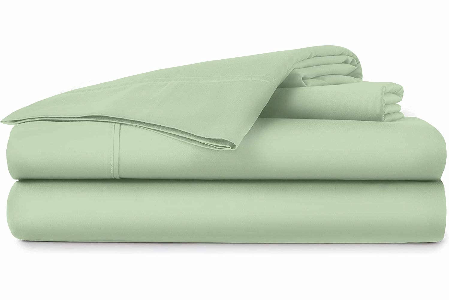 JS Sanders Collection Bed Sheet Set Solid 1000 Thread Count 18" Deep ...