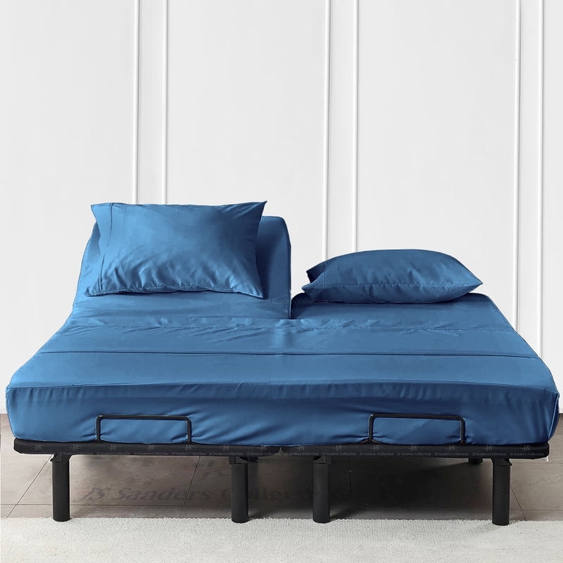 JS Sanders Top Head Fitted Sheet Only for Adjustable Beds 600 Thread ...