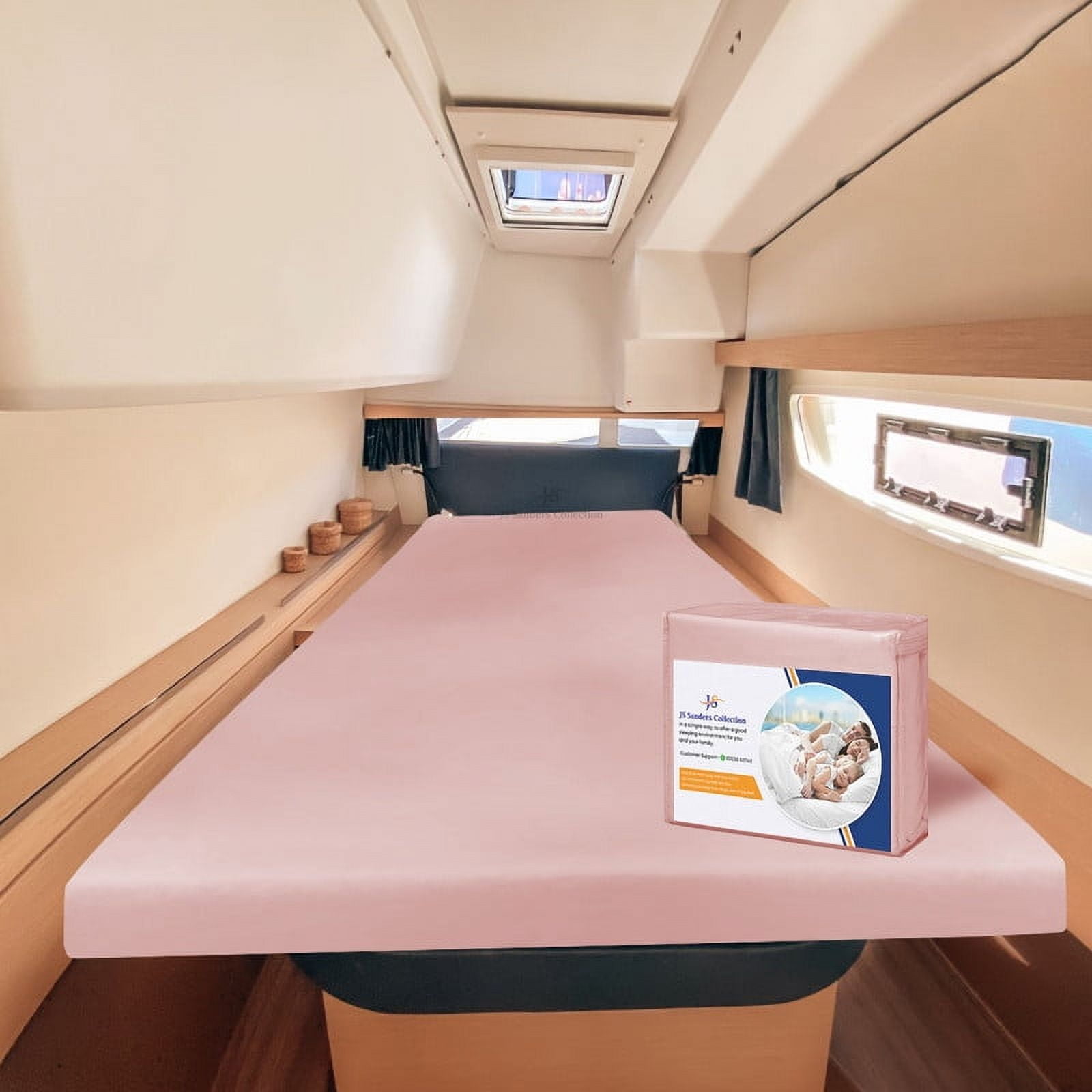 JS Sanders Universal XL V Berth 1 Piece 100% Egyptian Cotton 800TC V ...