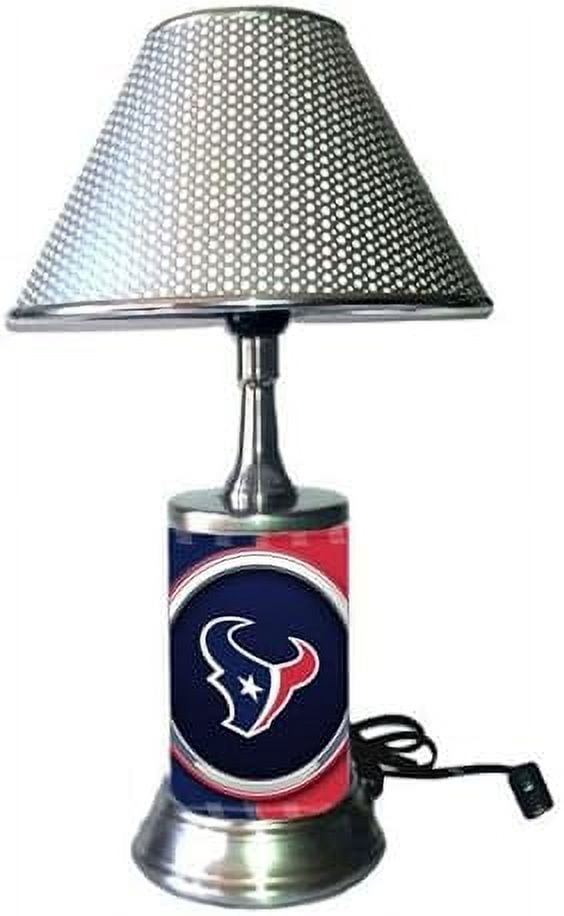 JS Sports Table Lamp with Shade, a Plate Rolled into The lamp Body ...