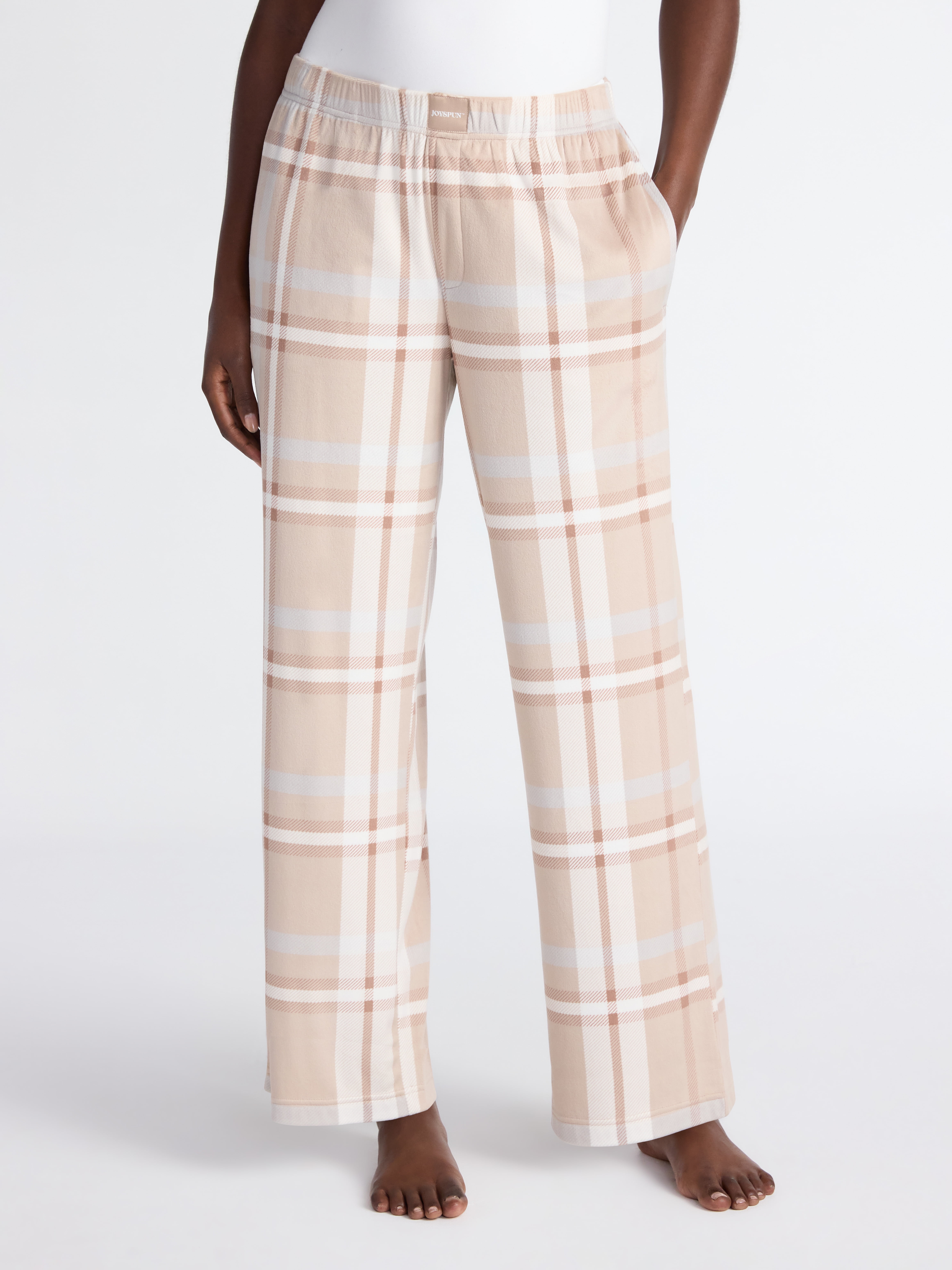 Joyspun Women's Velour Wide-Leg Sleep Pants, Size XS-3X - Walmart.com