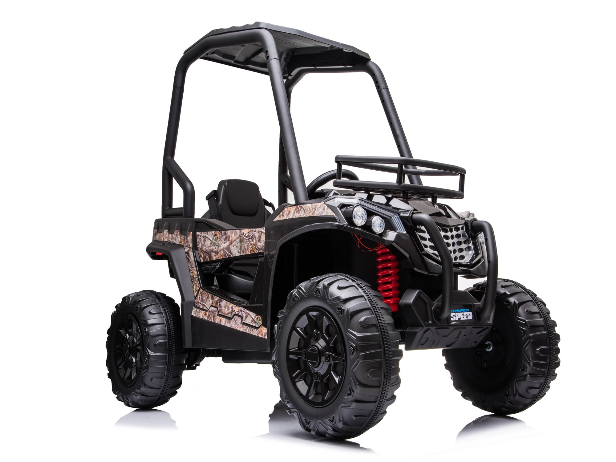 JS370 24V Kids Ride On Car, Battery Powered 2 Speeds 4 Wheels Motorized ...