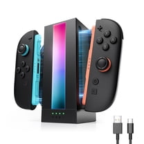 JSAUX Charging Grip for Nintendo Switch 2, Magnetic Controller Grip ...