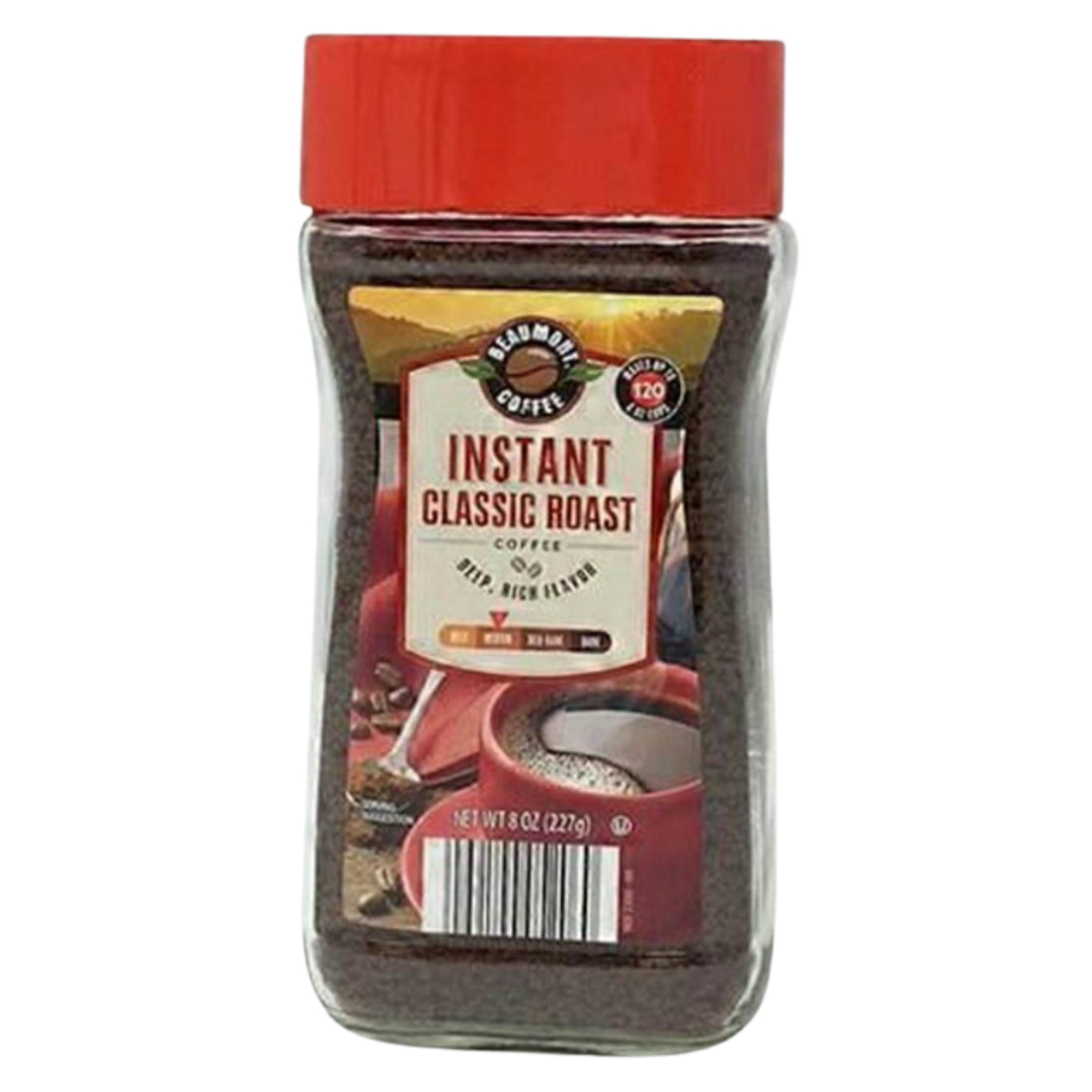 JSC Beaumont Coffee Instant Classic Roast Medium 8oz (227g) 100% ...