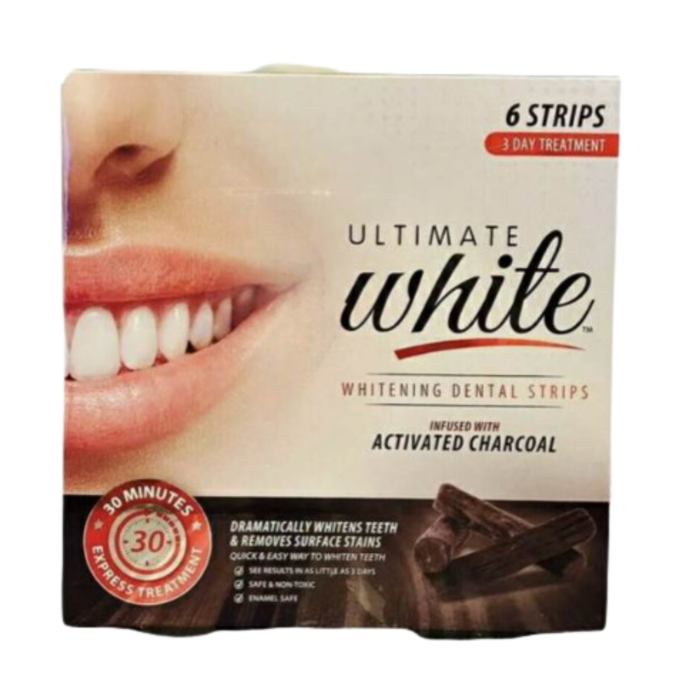JSC Ultimate Dental Strip Infused with Activated Charcoal 6 Strip ...