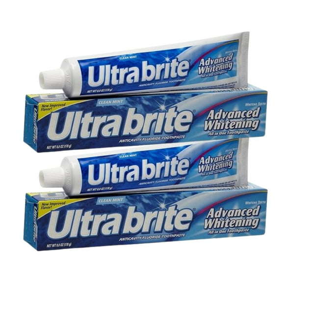 JSC Ultra Brite Advanced Whitening Toothpaste Clean - Mint Flavor 6.0 ...