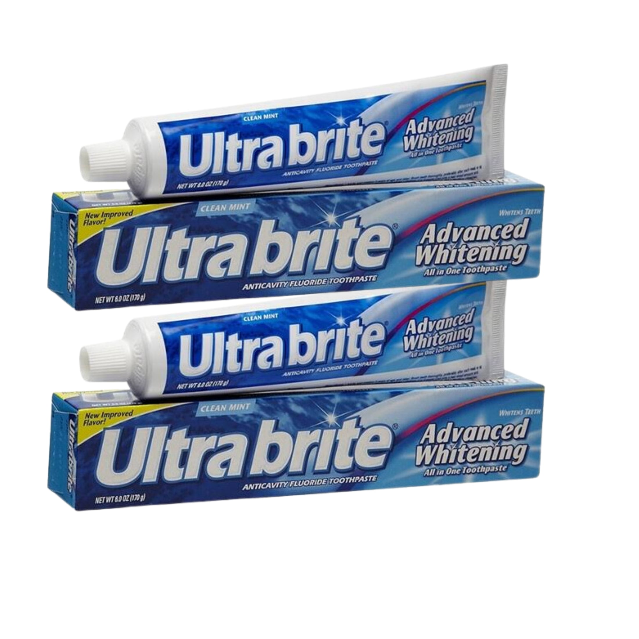 JSC Ultra Brite Advanced Whitening Toothpaste Clean - Mint Flavor 6.0 ...