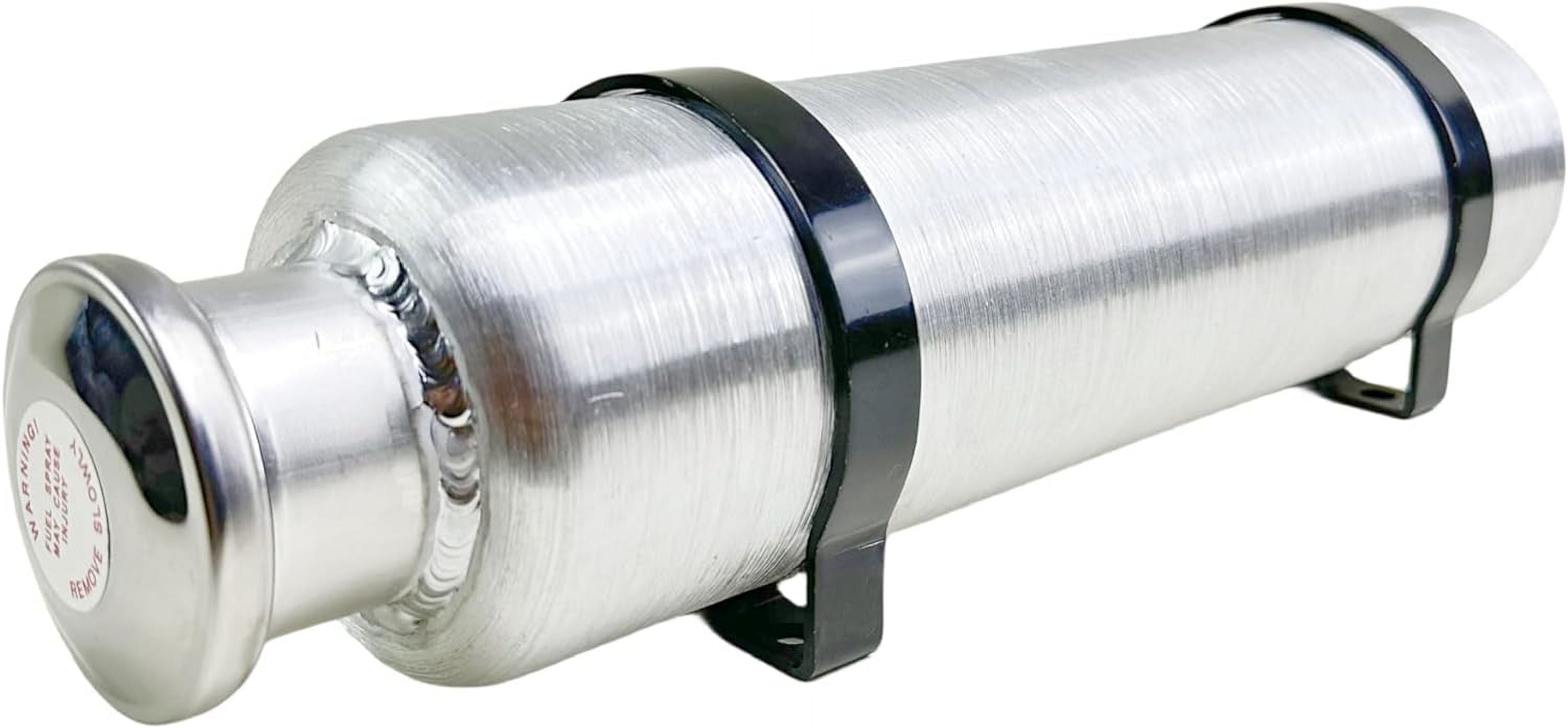 JSD 0.72 Gallons Aluminum Vertical Gas Tank / Fuel Cell 4 x15 inch Spun ...