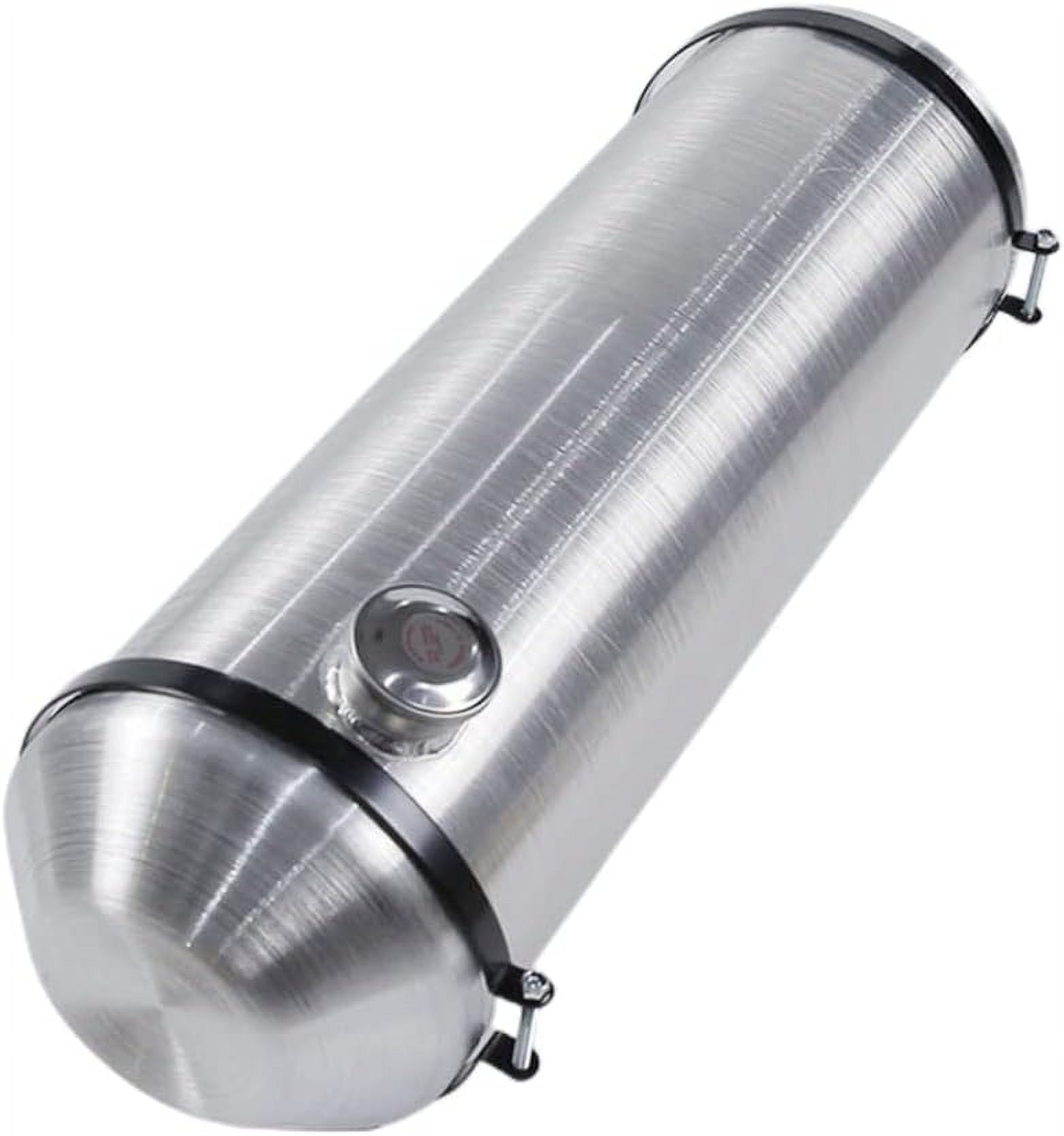 JSD AUTO PARTS 11 Gallon Round Spun Aluminum Fuel Cell Tank, 10x33 Inch ...