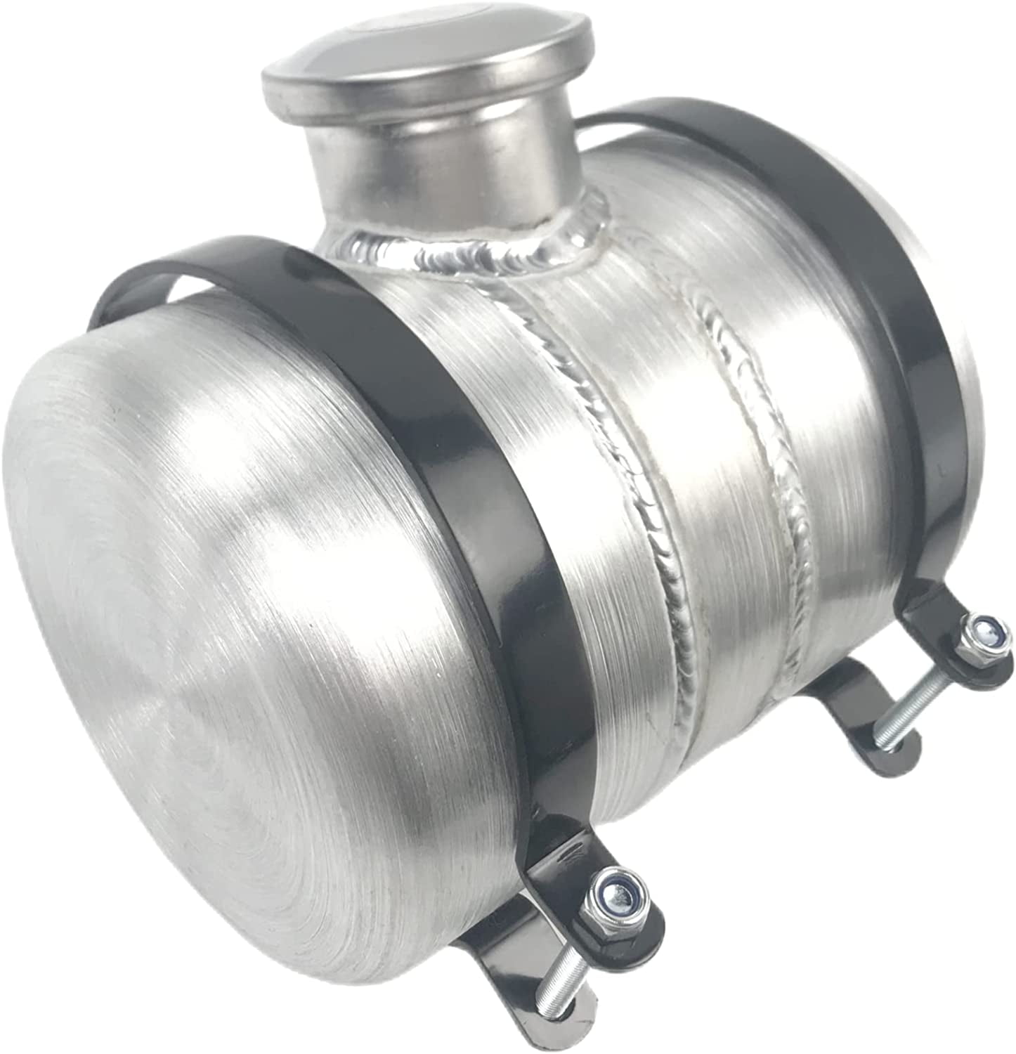 JSD 3/4 Gallon Overall 6" x 8" Aluminum Round Small Fuel tank Spun Fuel ...