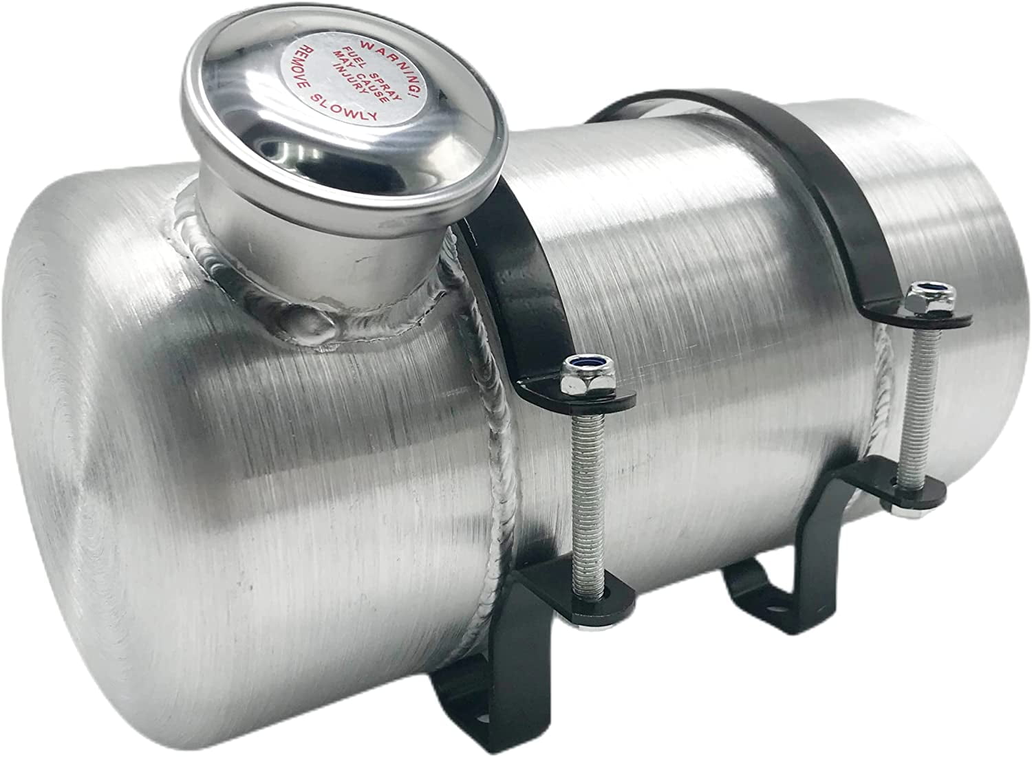 JSD AUTO PARTS 1 1/4 Gallons 6x12" 1/4 NPT Outlet End Fill Spun ...