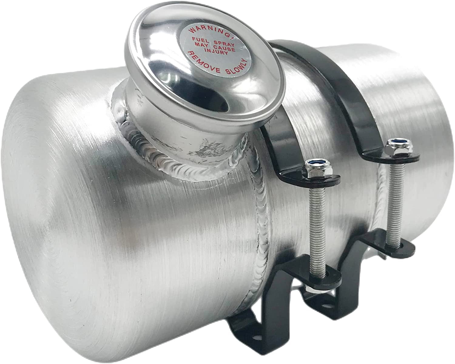 JSD AUTO PARTS 1 Gallon Fuel Tank 6'' x 10" 1/4 NPT Outlet End Fill ...