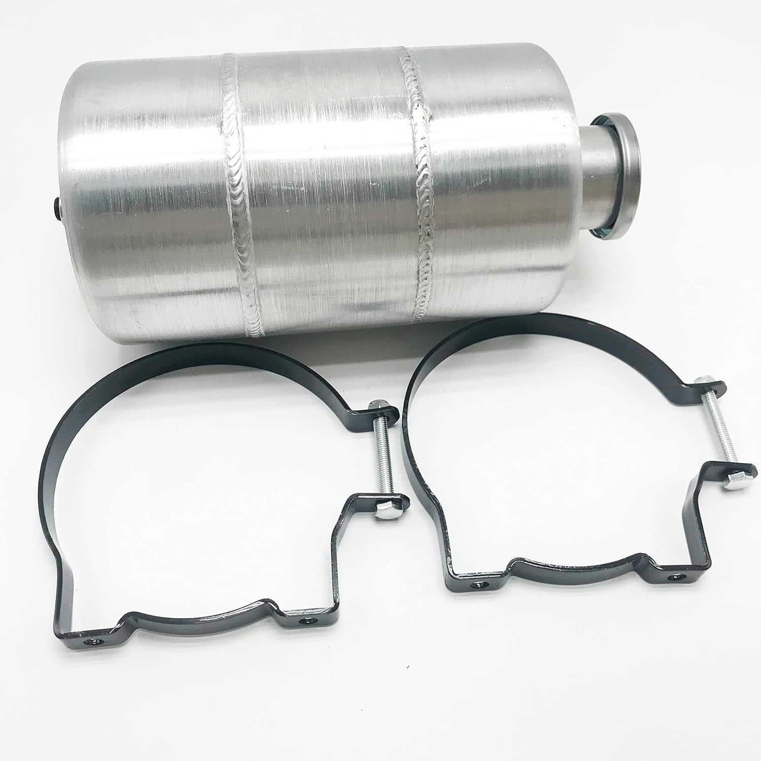 JSD AUTO PARTS Fuel Tank 1 Gallon 6x10 Vertical 1/4 NPT Outlet Spun ...