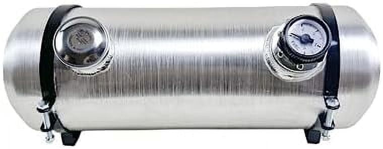 JSD Spun Universal Aluminum Gas Tank / Fuel Tank With Level Gauge 4.5 ...