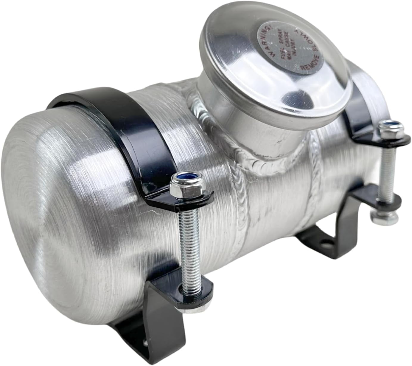 JSD Universal 0.38 Gallon 4 x 8"Aluminum Small Gas Tank Fuel Cell ...