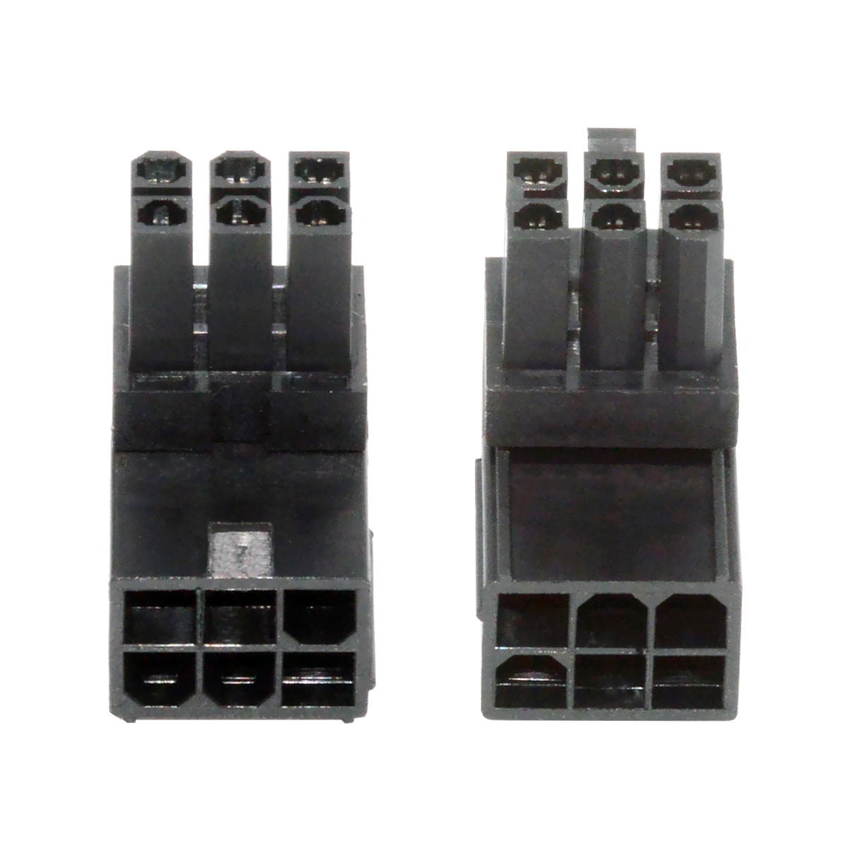 JSER 2pcs/lot ATX 6Pin Male to Female 90 Degree Up Down Angled Power ...