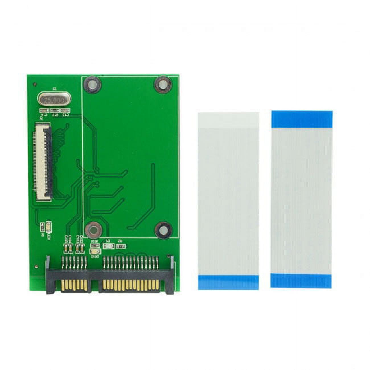 JSER 40 Pin ZIF CE 1.8 Inch SSD/HDD to SATA Adapter Board with LIF Flat ...