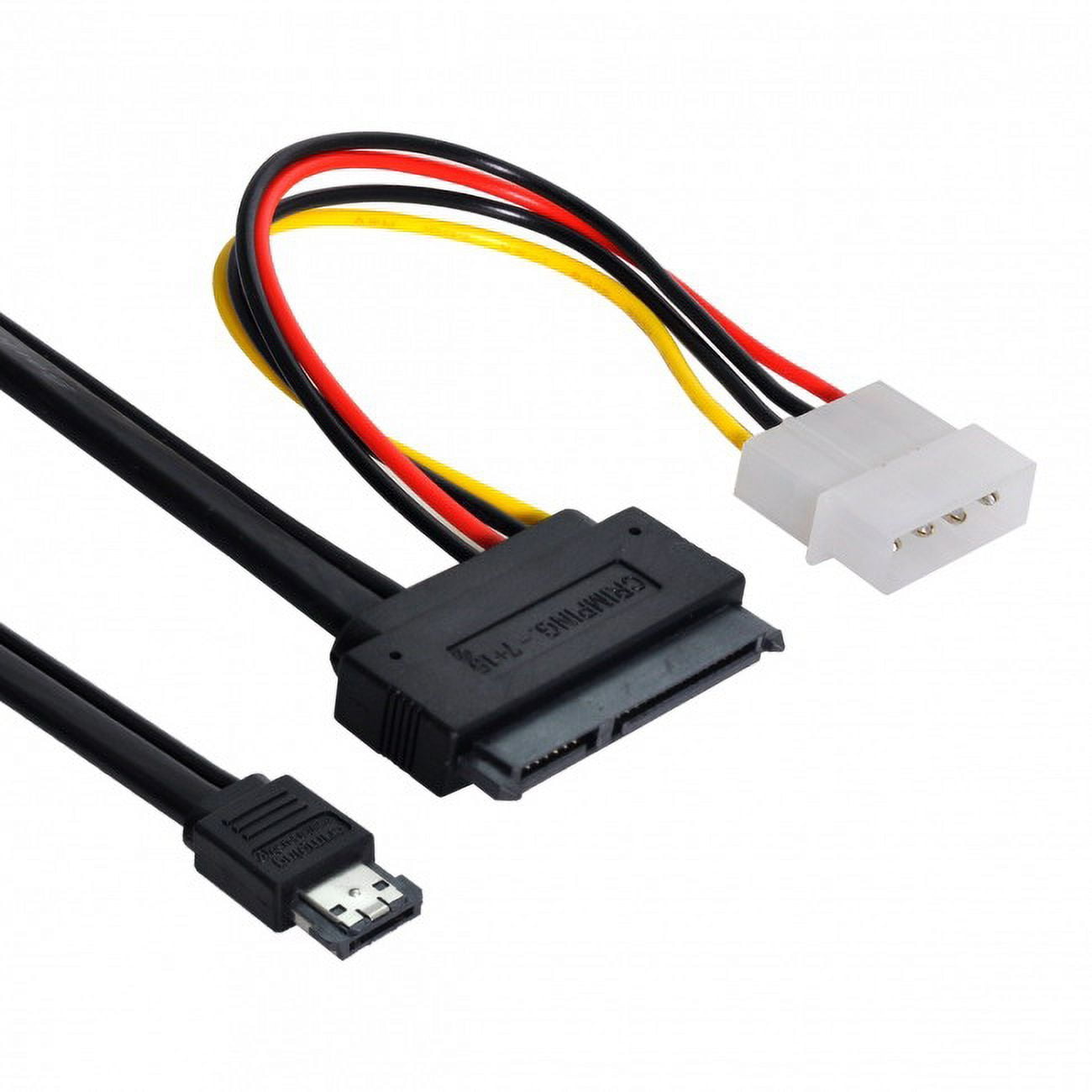 JSER 50cm eSATAp Power ESATA Combo to SATA 22pin IDE 4pin 5V 12V for 3. ...