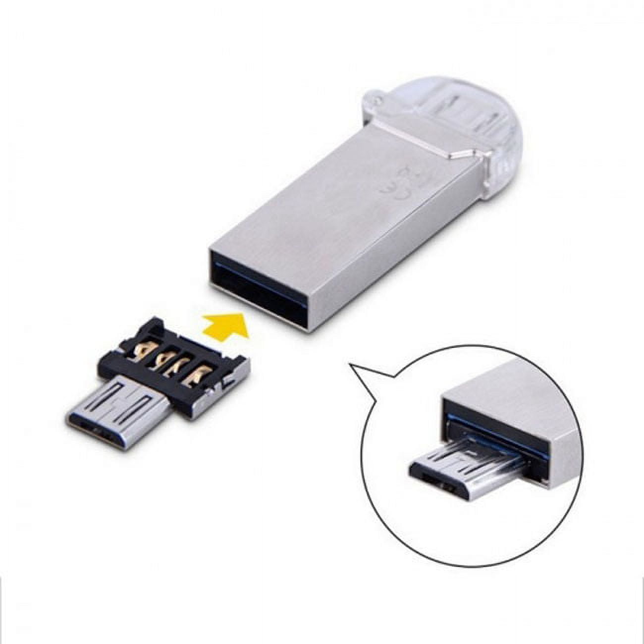 JSER 5pcs Ultra Mini DM Micro USB 5pin OTG Adapter Connector for Cell ...