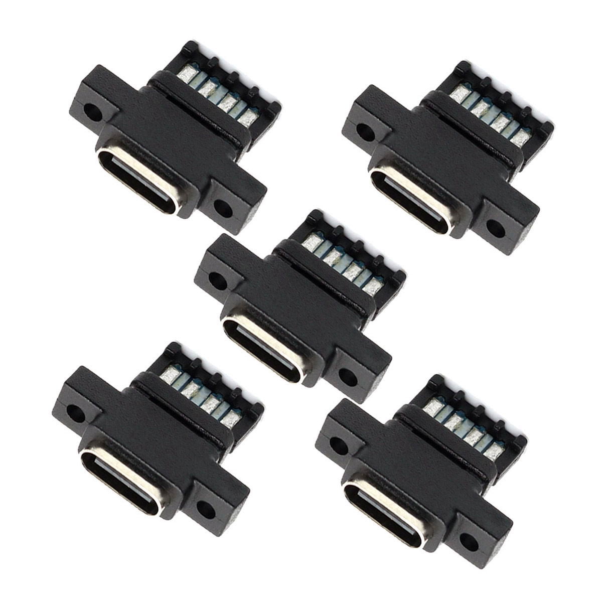 JSER 5pcs/set DIY OEM Type C Female Socket Connector to 6Pin PCBA ...