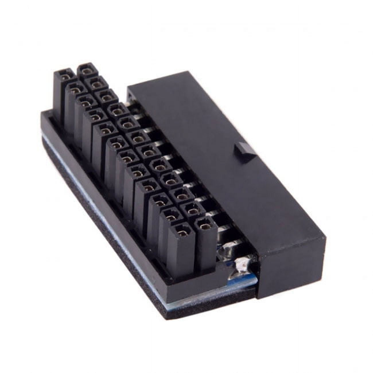 JSER ATX 24Pin Female to 24pin Male 90 Degree Power Adapter Mainboard ...