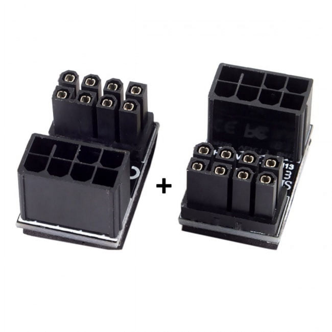 JSER ATX 8Pin Female to 8pin Male 180 Degree Angled Power Adapter for ...