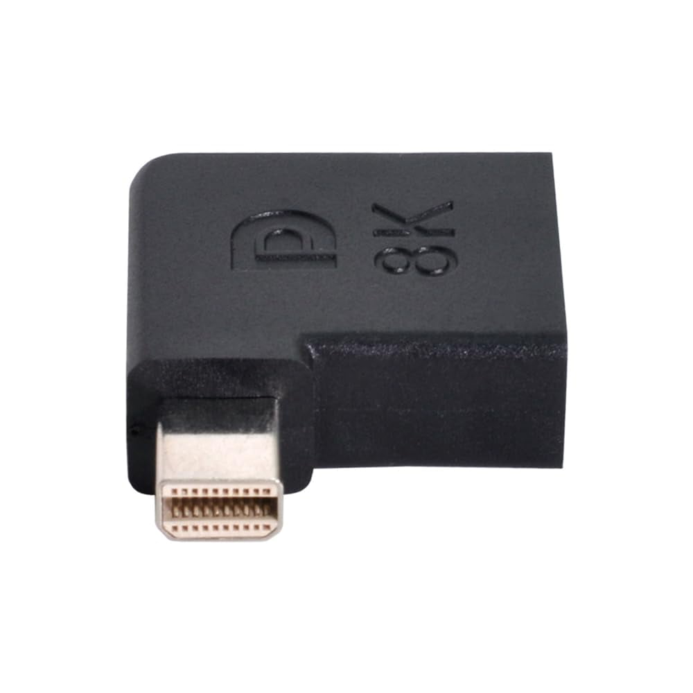 JSER Angled Mini DisplayPort 1.4 Male to DP Female 8K 60hz Adapter ...