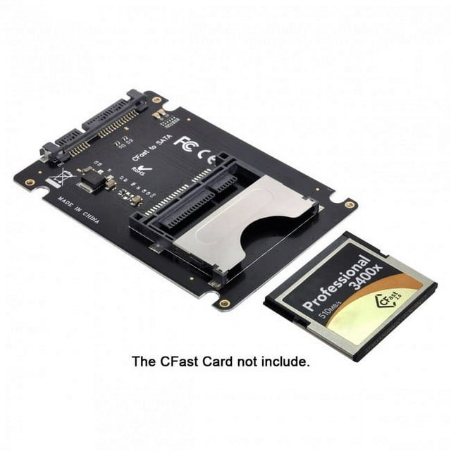 JSER CFast 2.0 to SATA Card Adapter 2.5" Case SSD HDD CFast Card Reader for PC Laptop - Walmart.com