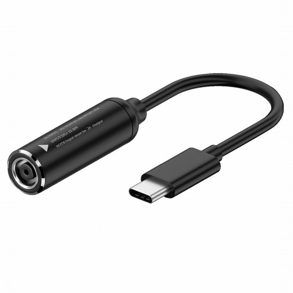 JSER DC Jack 7.4x5.0mm Input to USB-C Type-C Power Plug Charge Cable ...