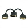 JSER DMS-59pin Male to Dual DVI 24+5 Female Female Splitter Extension ...