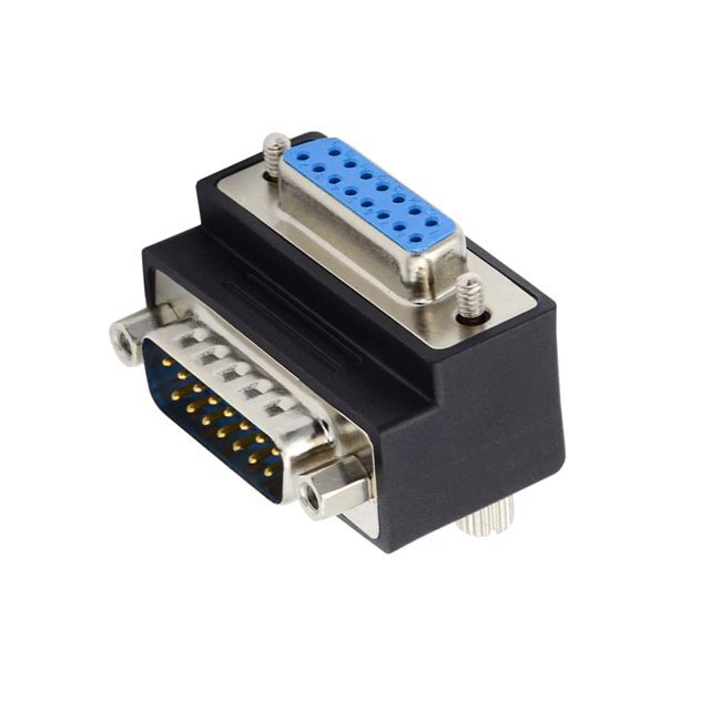 JSER DSUB RS232 D-subminiature 15pin Male Nut to Female Screw Extension ...