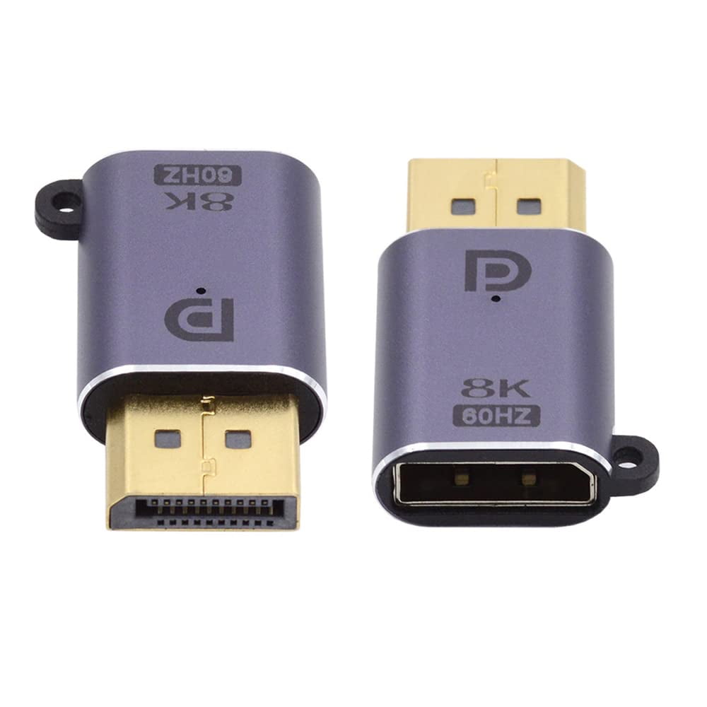 JSER DisplayPort 1.4 Male to DP Female 8K 60hz Adapter Ultra-HD UHD 4K ...