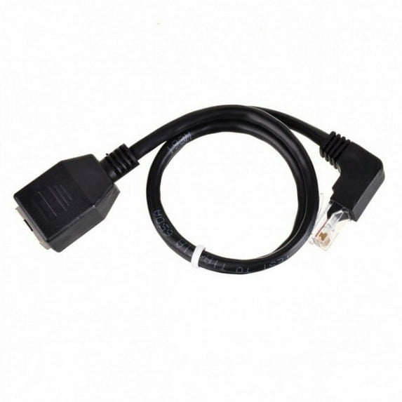 JSER Down Angled 90 Degree 8P8C FTP STP UTP Cat 5e Male to Female Lan ...